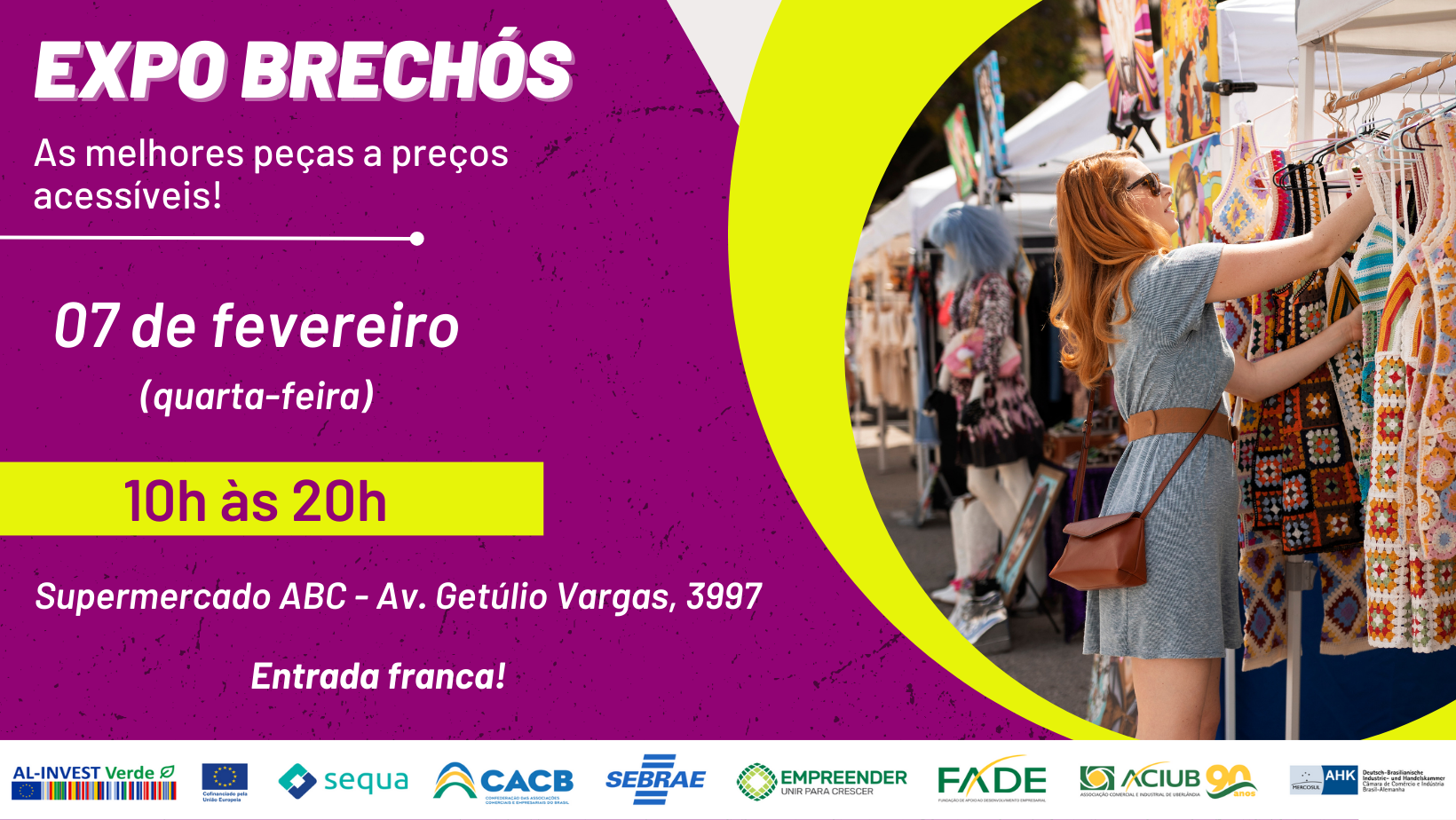 Núcleo de Brechós da Aciub começa 2024 promovendo Expo Brechó com peças ...